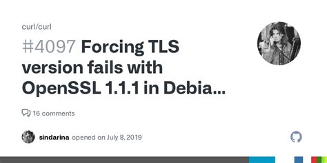 Forcing Tls Version Fails With Openssl 111 In Debian Buster · Issue