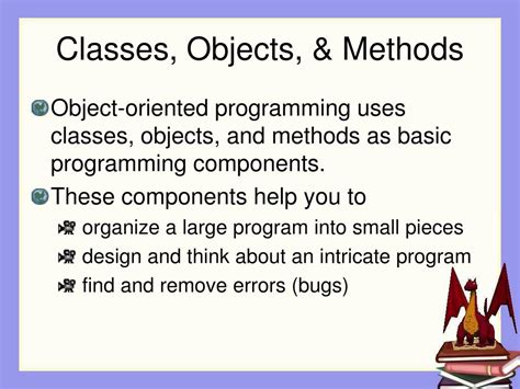 Ppt Organizing Large Programs With Classes Objects And Methods Powerpoint Presentation Id