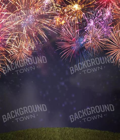 Firework Night Sky Backdrop For Photography Backgroundtownaci
