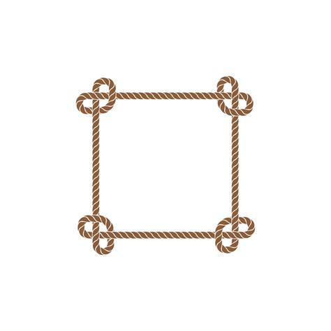 Rope Border Vector Illustration Design 22091788 Vector Art At Vecteezy