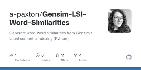 Github A Paxtongensim Lsi Word Similarities Generate Word Word Similarities From Gensims