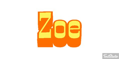 Zoe Name Animated  Logo Designs