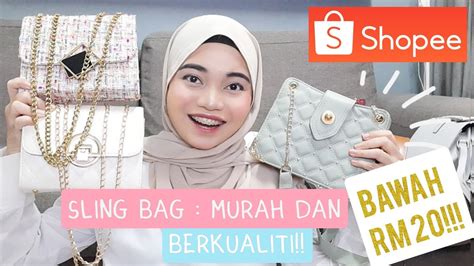 Shopee Haul Hand Bag 2020 All Below Rm20 Shopee Baghaul Youtube
