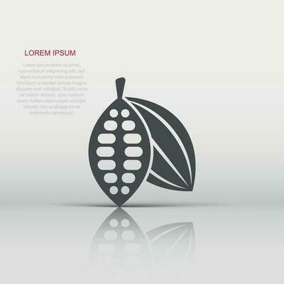 Cocoa Bean Icon Vector Art Icons And Graphics For Free Download
