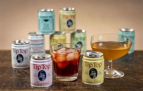 Tip Top Canned Cocktails Cocktails Cafe