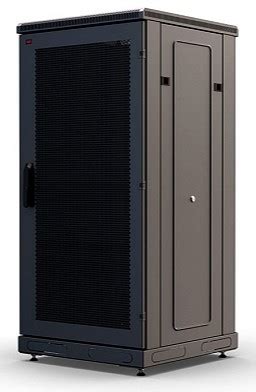 Купить ШТ-НП-М-24U-600-600-П-Ч Шкаф телекоммуникационный напольный 19 ...