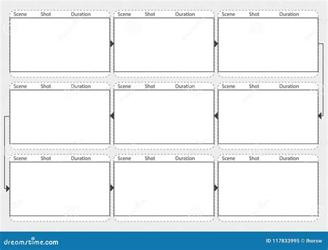 Profissional Do Modelo Do Storyboard Do Filme Molde Para Que Fácil