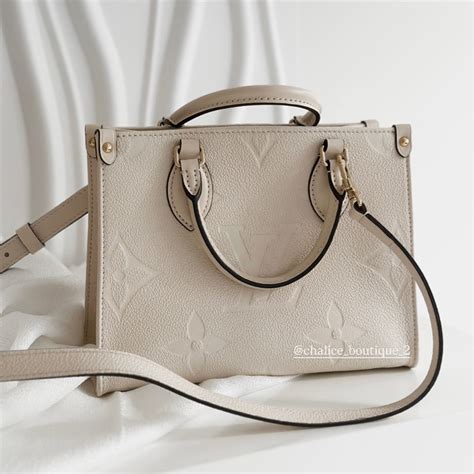 「白雪公主」lv On The Go Pm 奶白色 小號 極新｜popchill 拍拍圈