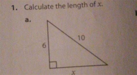Calculate The Length Of X A Studyx