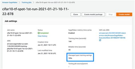 Implement Checkpointing With Tensorflow For Amazon Sagemaker Managed Spot Training Artificial