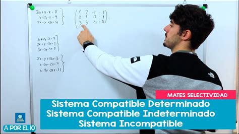 Como Resolver Matrices Por GAUSS SCD SCI SI Ejemplos Selectividad