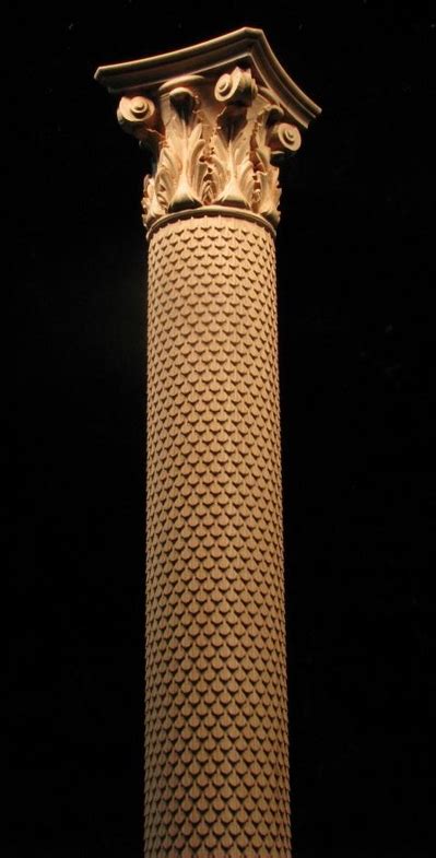 Column Full Round Scales And Acanthus Capital Columns Full