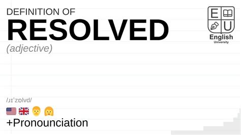 What Resolved Mean At Rachel Wand Blog