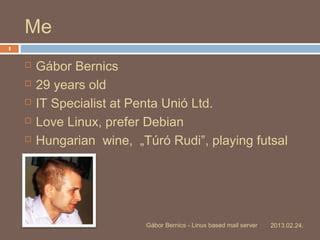 Linux Based Mail Server PPT