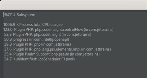 Phpstorm 202221 And Cpu Usage Ides Support Intellij Platform