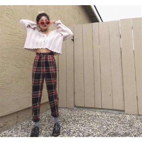 2 กางเกงลายสก็อต กางเกงขายาว กางเกงไสต์เกาหลี มือสอง แบรนด์usa Size S Chewwing Shop88 Thaipick