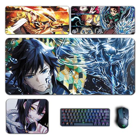 Anime Demon Slayer Mouse Pad Xxl Kyoujurou Giyuu Nezuko Tanjirou
