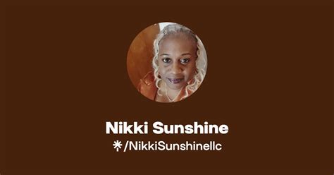 Nikki Sunshine Instagram Facebook Tiktok Linktree