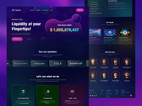 Staking Landing Page Behance