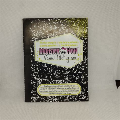 Diário Boneca Vênus Mcflytrap Básica Monster High