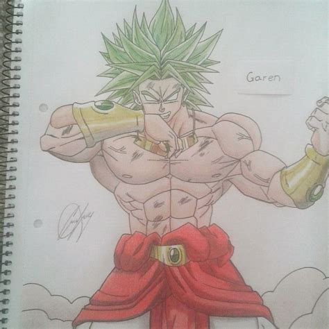 Como Dibujar A Broly Ssj Legendario Badibi Broly Ssj3 Curiosidades