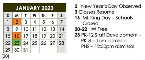 PPS 2022 2023 Calendar Mrs Elia S Classes