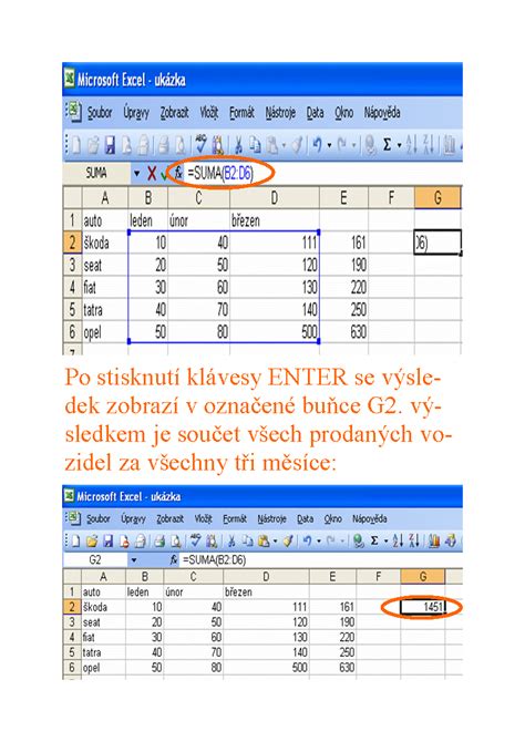 Excel Vzorce A Výpočty