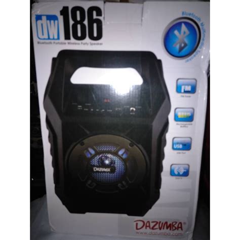 Jual Speaker Aktif Portable Bluetooth Karaoke And Radio Dazumba DW186