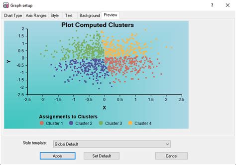 Graph Setup Dialog Analytica Docs