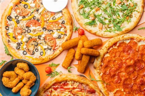 Premium Photo Fresh Classic Pizza With Tomato Sauce Mozzarella Spicy