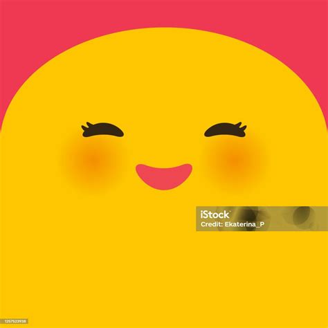 분홍색 뺨을 가진 카와이이 재미있는 노란색 총구 분홍색 배경에 귀여운 만화 얼굴 카드 배너 디자인 보육 장식 트렌드 시즌