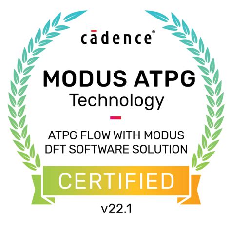 Atpg Flow With Modus Dft Software Solution V221 Exam Credly
