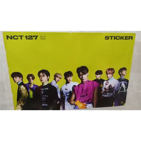 Jual Official Rolled Poster Nct 127 Sticker Sticky Ver Tube Shopee
