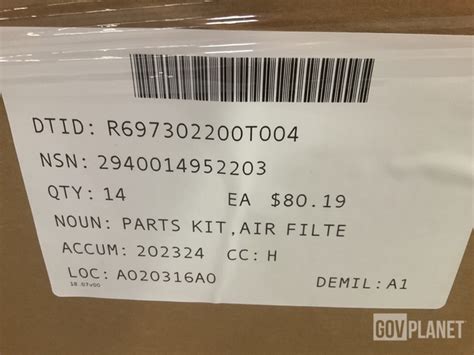 Surplus 36 Facet Ca43 9sb Fluid Filter Elements And 14 Oshkosh 4ha579