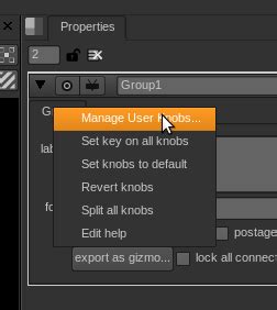 Créer un gizmo Nuke