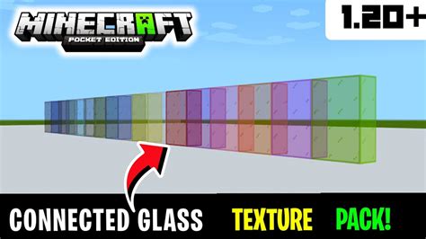 Connected Glass Texture Pack For Minecraft Pe 120 Connected Glass