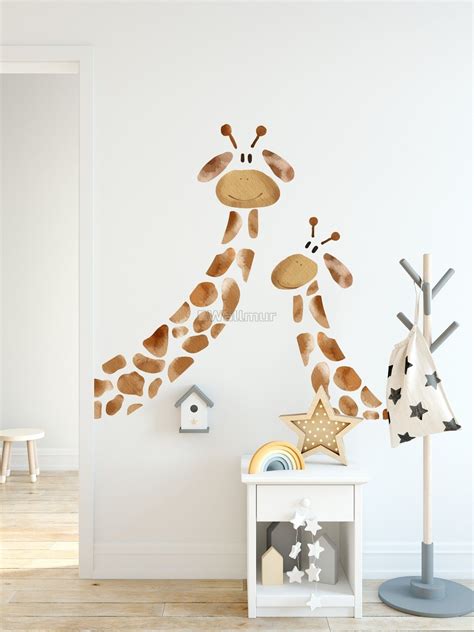 Cute Giraffe Wall Decal Sticker Artofit