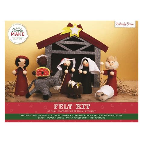 Felt Nativity Scene Kit Simply Make Dsm106104