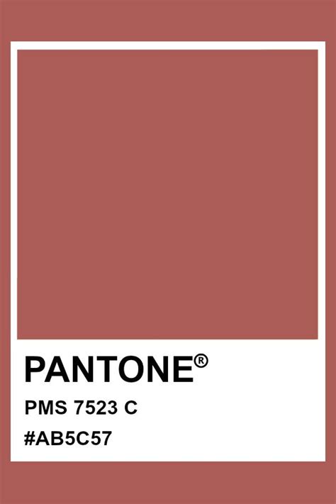 Pantone PMS 7523 Pantone Color Color Inspo Color Trends Color