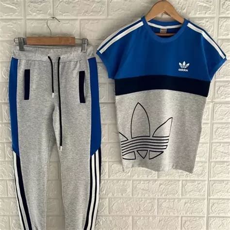 خرید و قیمت تیشرت شلوار پسرانه طرح آدیداس مناسب 7تا11 سایز 55 و 60 از