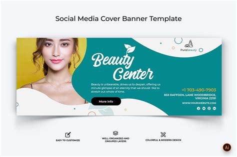 Spa Salon Facebook Cover Banner Graphic By 3djagan · Creative Fabrica