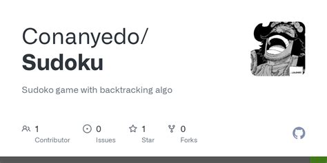 github conanyedo sudoku sudoko game with backtracking algo