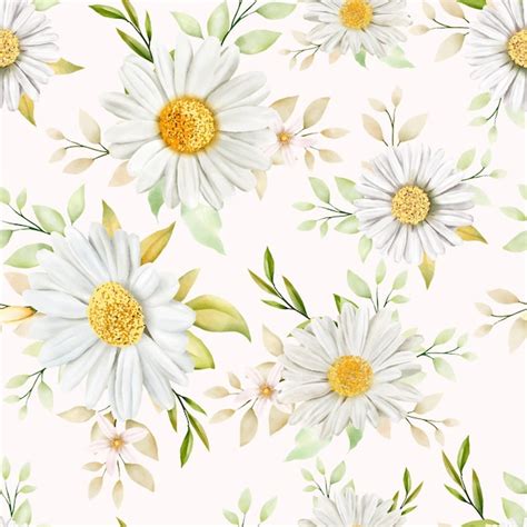 여름 수채화 국화 꽃 카드 무료 벡터