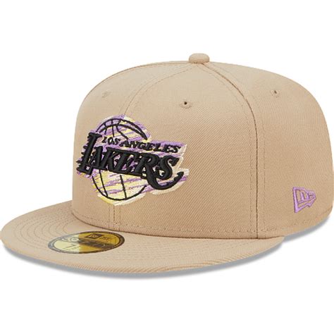 New Era Los Angeles Lakers Team 2023 Neon 59fifty Fitted Hat