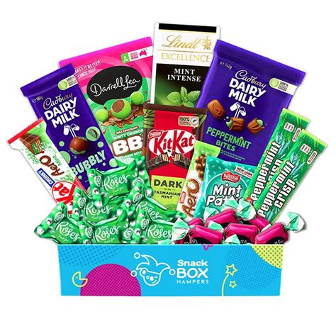 Mint Chocolate T Box Hamper Medium Snack Box Hampers