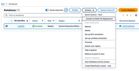 Automatic Reconnection To Amazon RDS For Oracle Read Replicas During