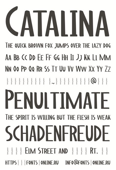 Catalina Font