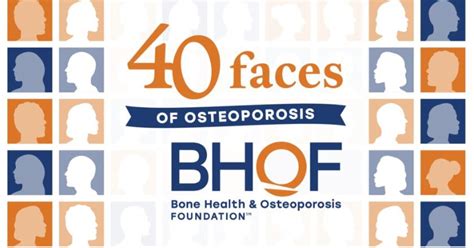 Bone Health And Osteoporosis Foundation Bhof Celebrates Its 40th Year
