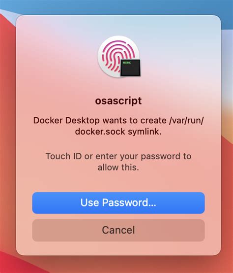 Docker Asks To Create A Symlink After Every OS Restart Issue Docker For Mac GitHub