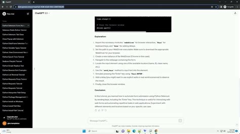python selenium send keys enter youtube